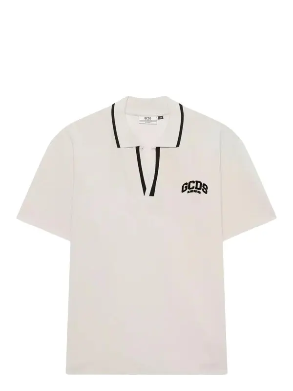 Gcds Logo-print T-shirt - Neutrals