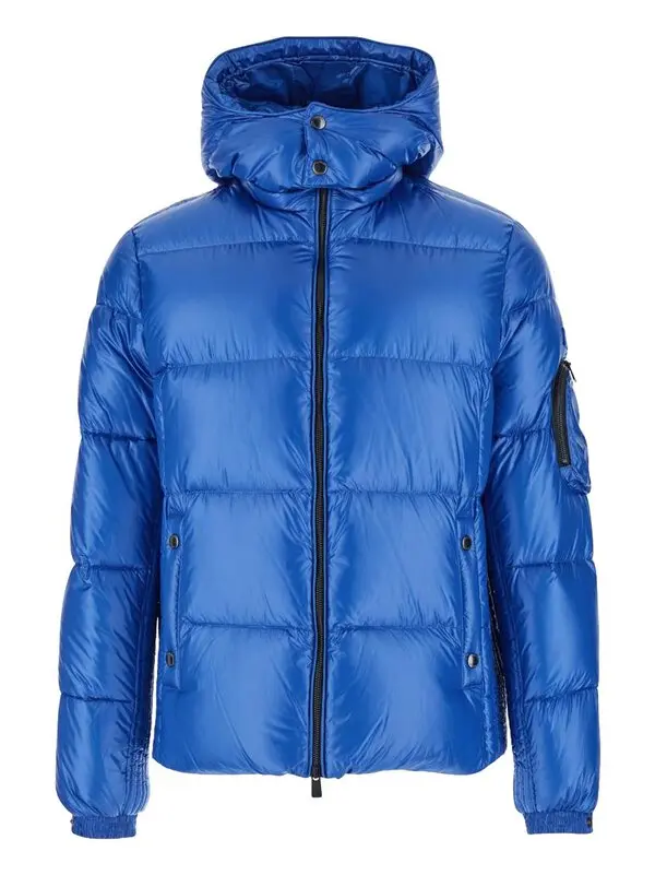 TATRAS Belbo Down Jacket With Fixed Hood And Logo Patch - Blue