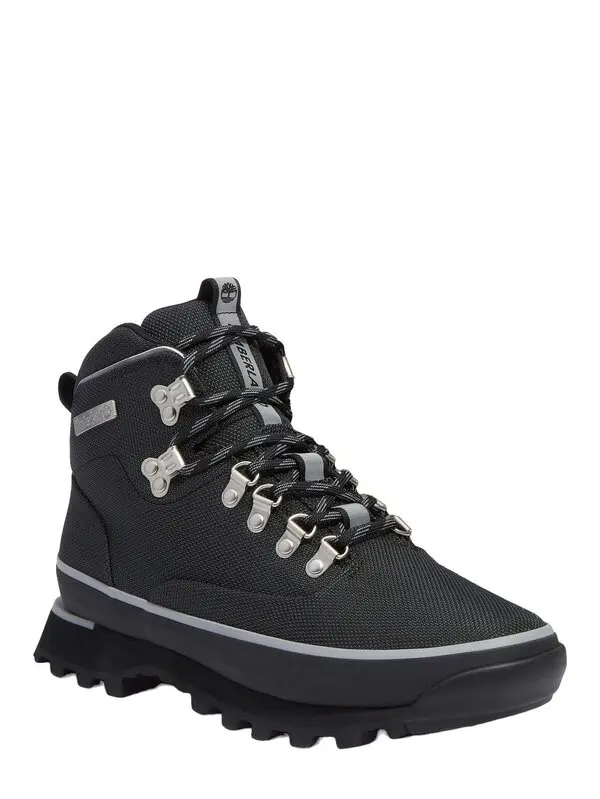 Timberland Euro Hiker Mid Hiking Boot - Black Ripstop