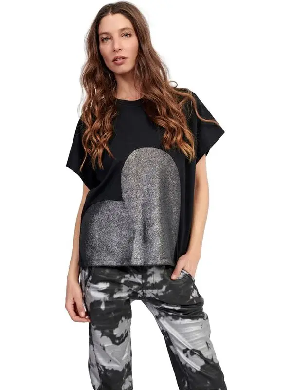 Alembika Lola Heart Tee - Silver