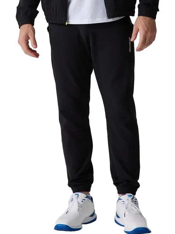 CENTERLINE ATHLETICS Courtside Track Pants - Black