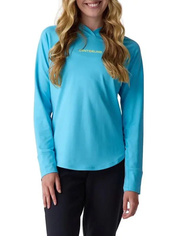 CENTERLINE ATHLETICS Layering Hoodie - Blue Lagoon