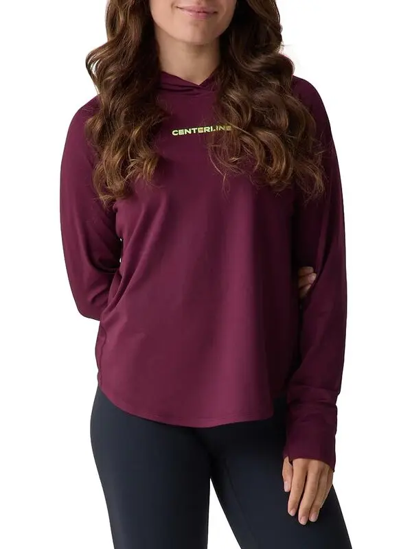 CENTERLINE ATHLETICS Layering Hoodie - Dark Currant