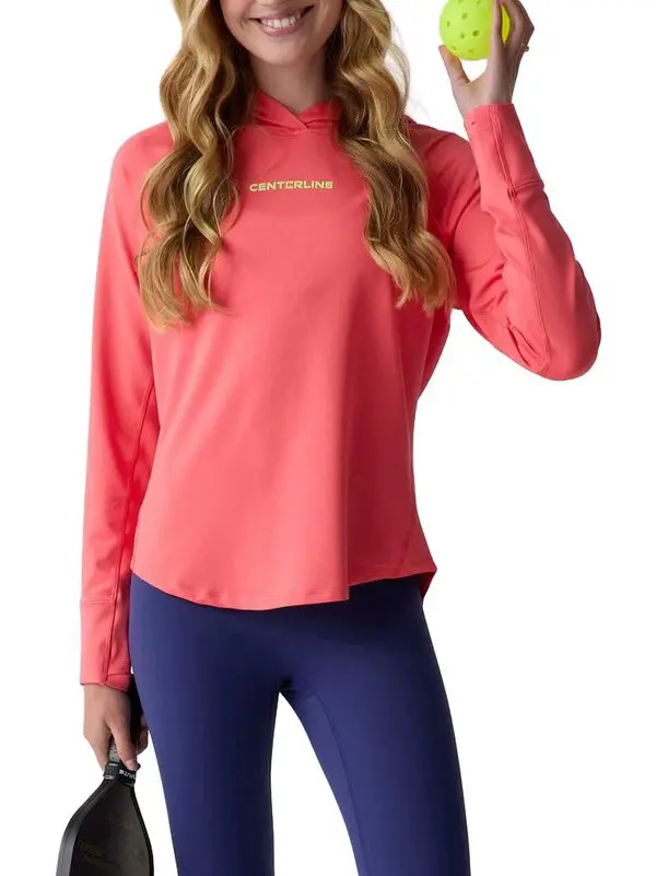 CENTERLINE ATHLETICS Layering Hoodie - Sunset Coral