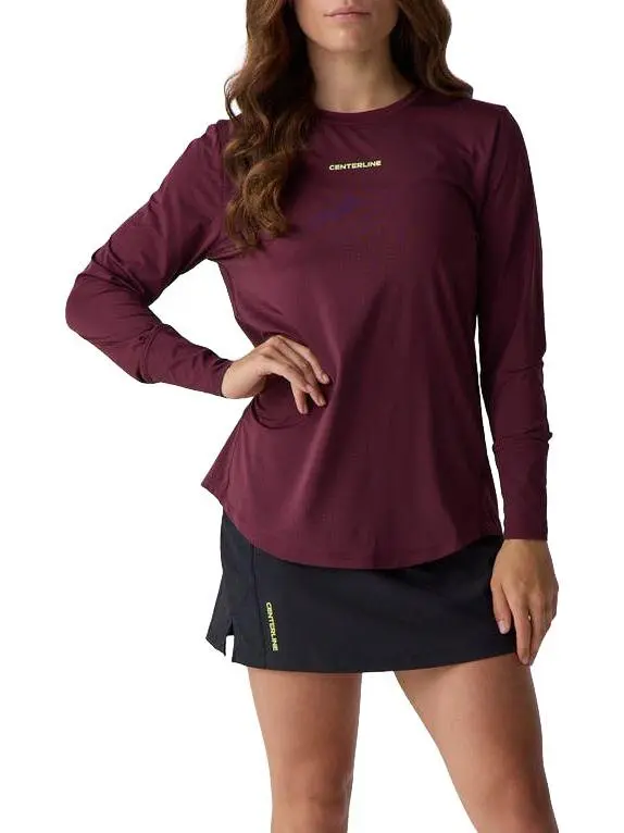 CENTERLINE ATHLETICS Airlite Long Sleeve - Dark Currant