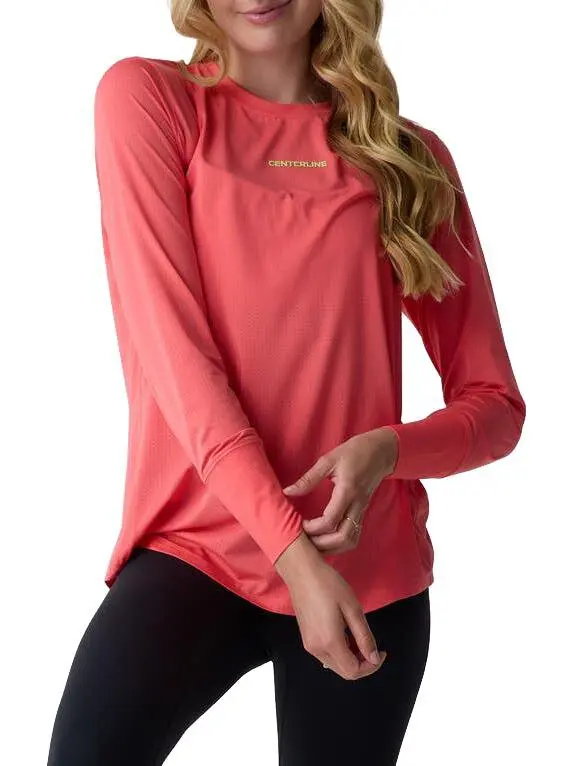 CENTERLINE ATHLETICS Airlite Long Sleeve - Sunset Coral