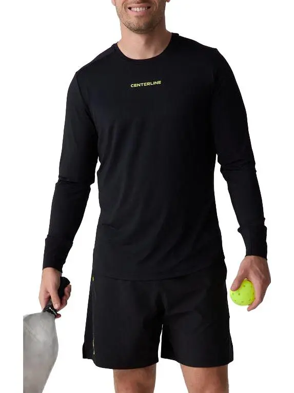 CENTERLINE ATHLETICS Airlite Long Sleeve Top - Black