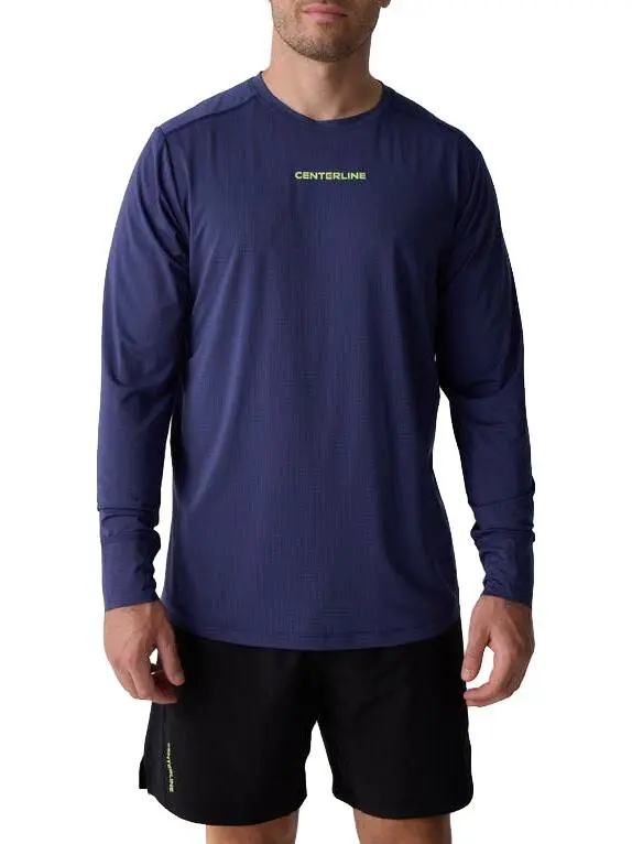 CENTERLINE ATHLETICS Airlite Long Sleeve Top - Midnight Dusk