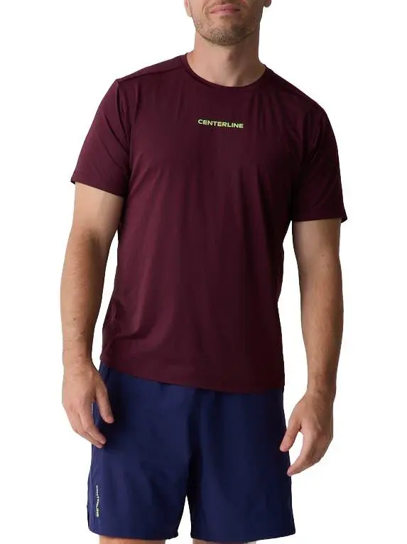 CENTERLINE ATHLETICS Airlite Tee - Dark Currant