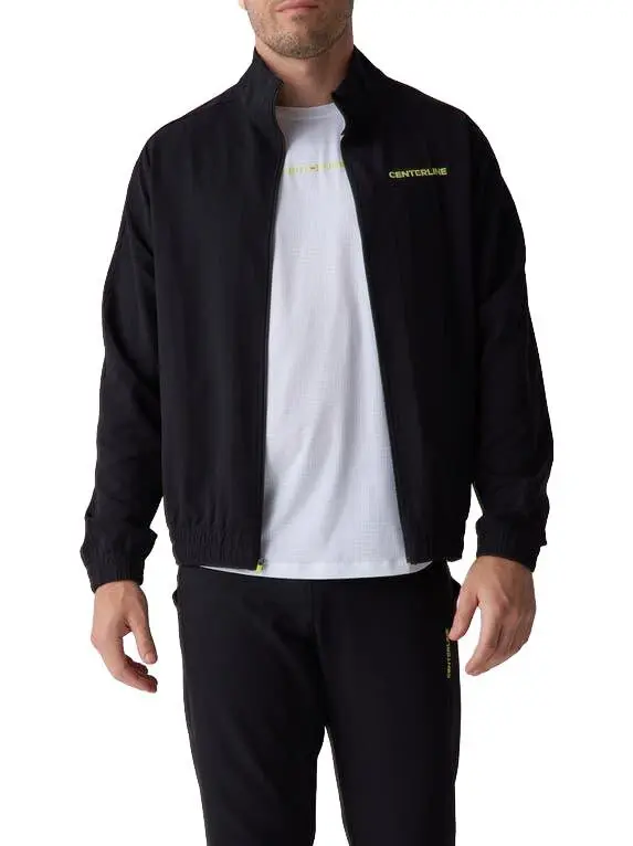 CENTERLINE ATHLETICS Courtside Track Jacket - Black
