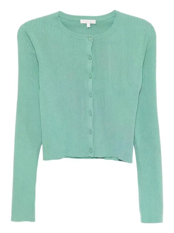 TO B. BY AGNÈS B. Logo-plaque Cardigan - Green