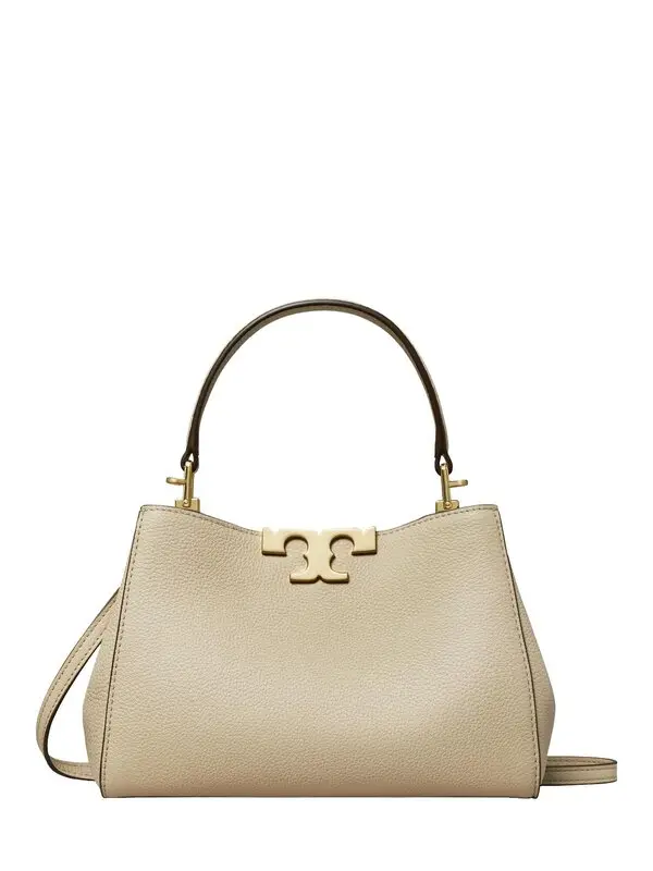 Tory Burch Mini Eleanor Soft Leather Satchel - Light Stone