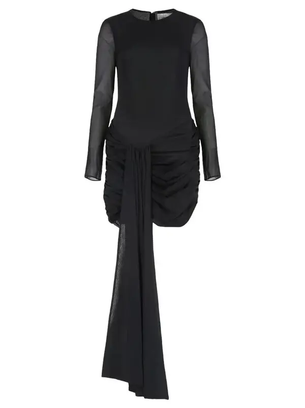 Giuseppe Di Morabito Draped Mini Dress - Black