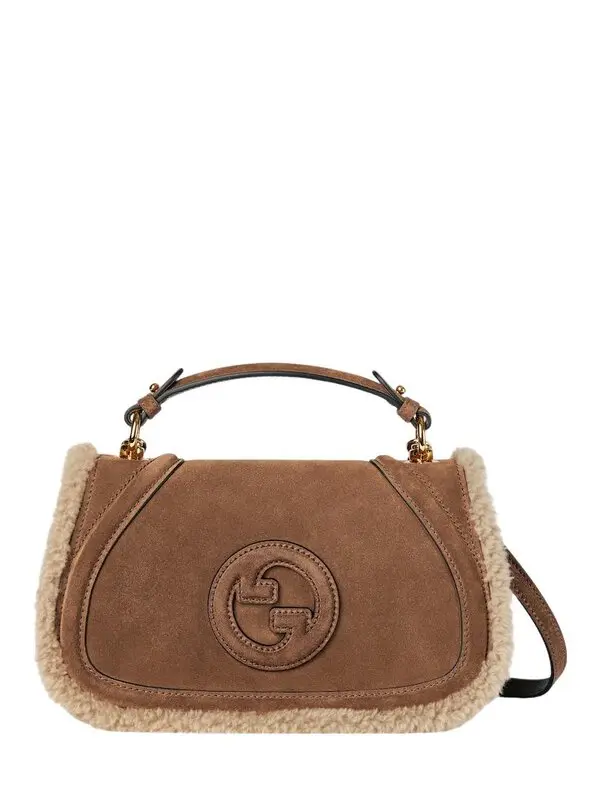 Gucci Blondie Medium Top Handle Bag - Brown
