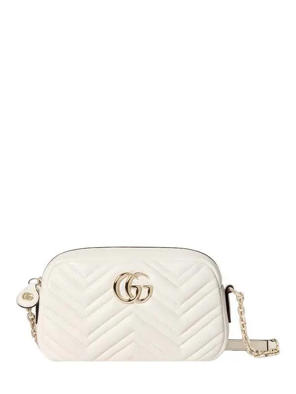 Gucci Gg Marmont Small Camera Bag - White