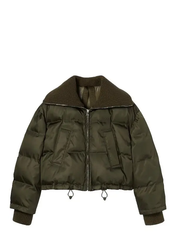 Gucci Fine Gabardine Nylon Puffer Jacket - Green