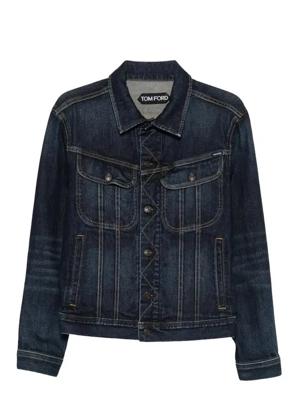 TOM FORD Denim Jacket - Blue