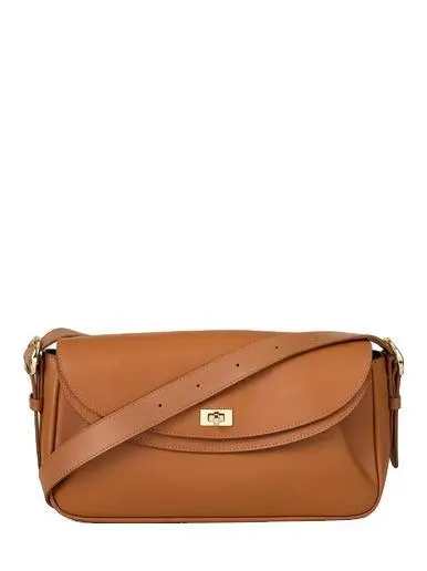 Sandro Le Mambo Leather Bag - Natural