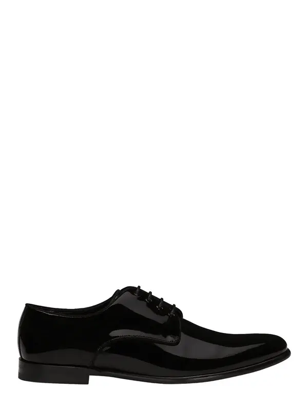 Dolce & Gabbana Calfskin Derby Shoes - Black