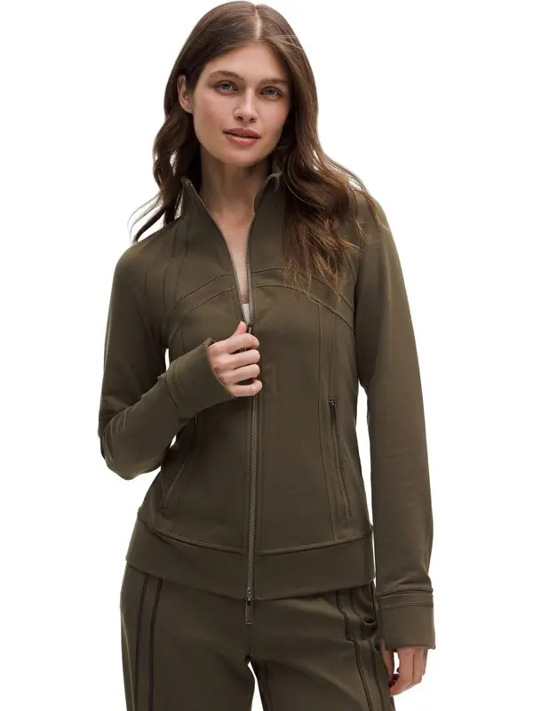 Lululemon Define Track Jacket - Olive Brown