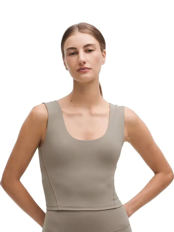 Lululemon Wunder Train Wide-strap Tank Top - Warm Ash Grey