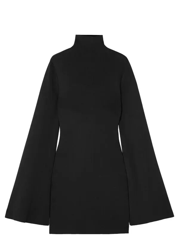 Calvin Klein Annie Stretch-knit Mini Dress - Black