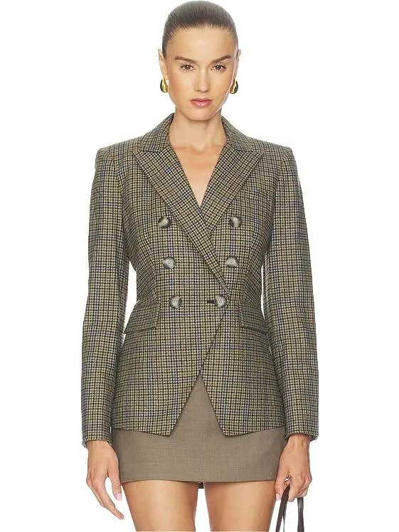 Veronica Beard Miller Dickey Jacket - Moss Multi