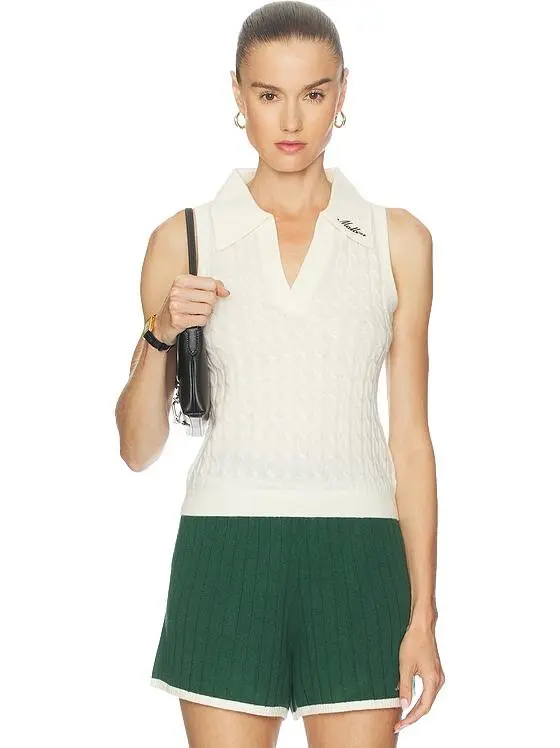 MALBON Freya Sweater Vest - Canvas