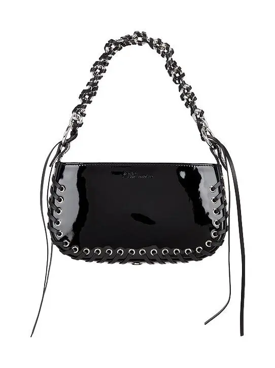 Blumarine Patent Leather Bag - Black