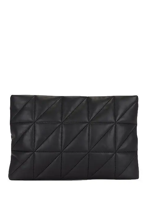 ALLSAINTS Bettina Quilt Clutch - Black