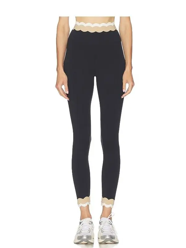 Beach Riot Stacy 7/8 Legging In Black - Mystic Colorblock