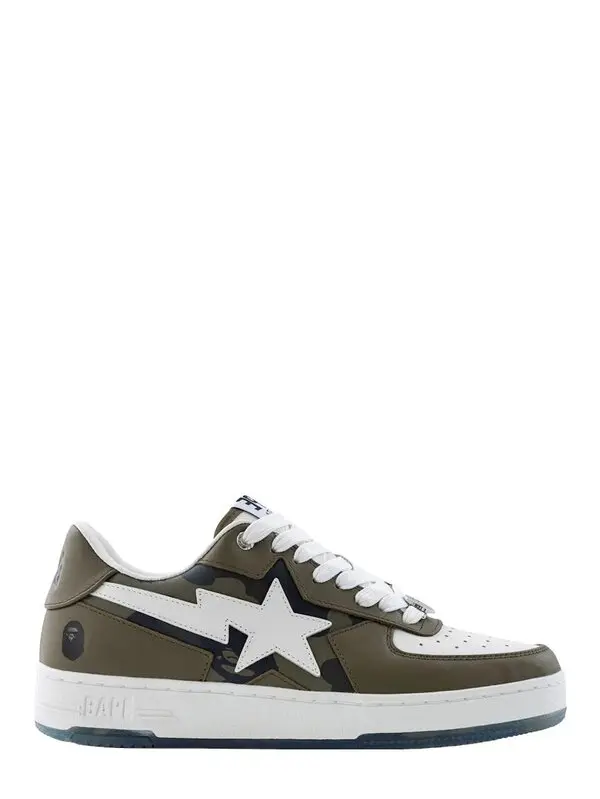 BAPE A Bathing Ape Sta Icon #2 Sneakers - Olive Drab