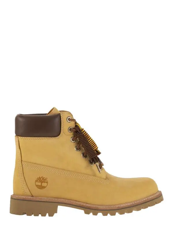 Timberland Luxe Mid Lace Waterproof Leather Ankle Boot - Yellow