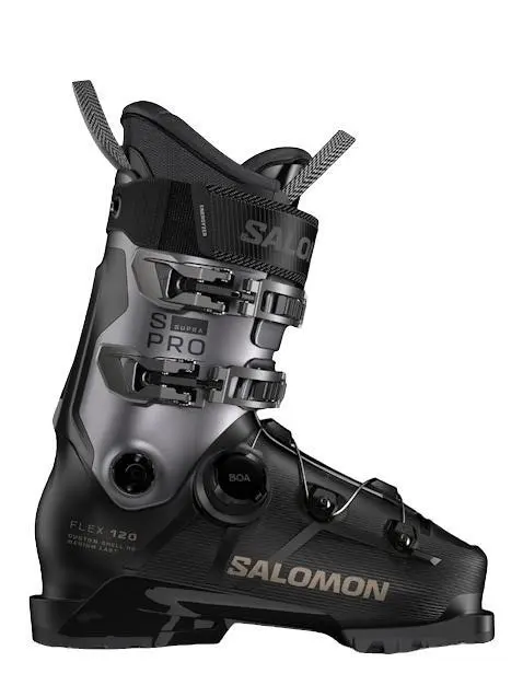 SALOMON S/pro Supra 120 Ski Boots - Black/beluga Metallic