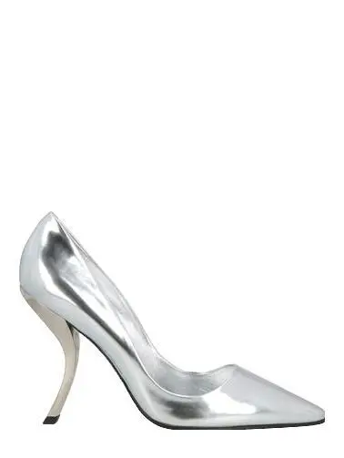 ROGER VIVIER Pumps In Leather - Silver