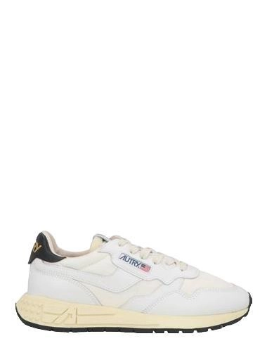 AUTRY Leather And Textile Fiber Sneakers - Ivory