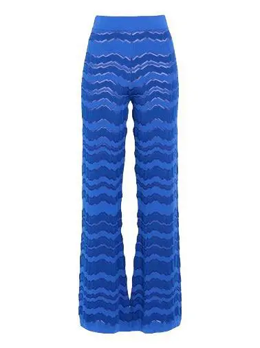 Missoni Straight-leg Knit Pants - Blue