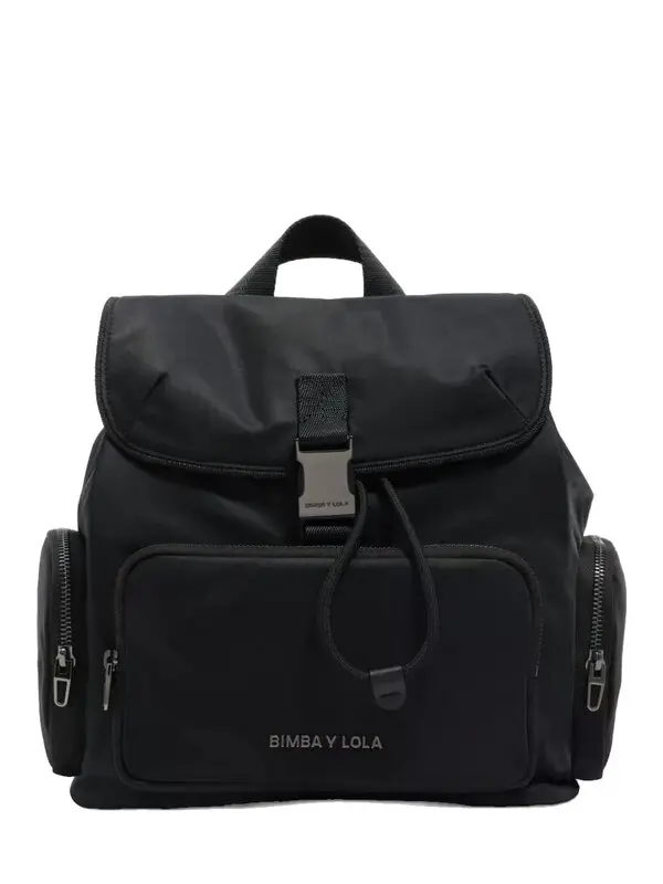 Bimba Y Lola Flap-pocket Backpack - Black