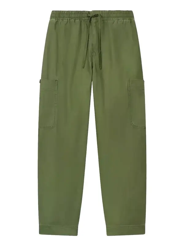 Kenzo Drawstring Cargo Trousers - Green