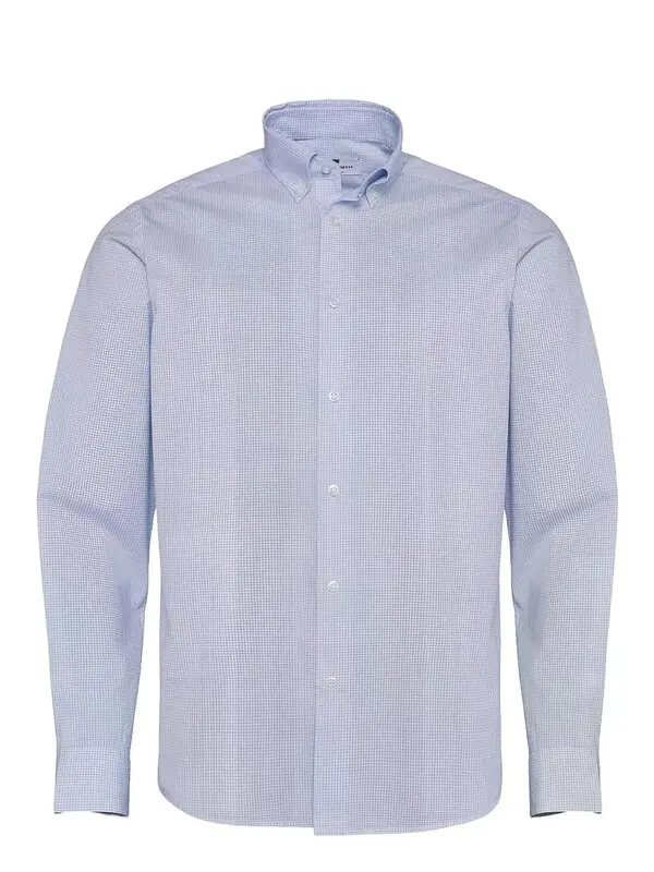 LOJA DAS MEIAS Button-colar Shirt - Blue