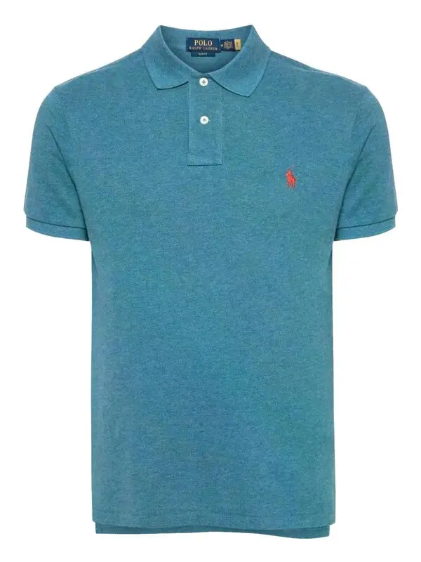 Polo Ralph Lauren Polo Pony-embroidered Polo Shirt - Blue
