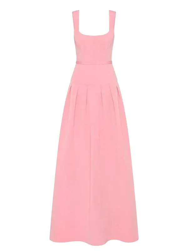 Rebecca Vallance Amaro Pleated Dress - Pink
