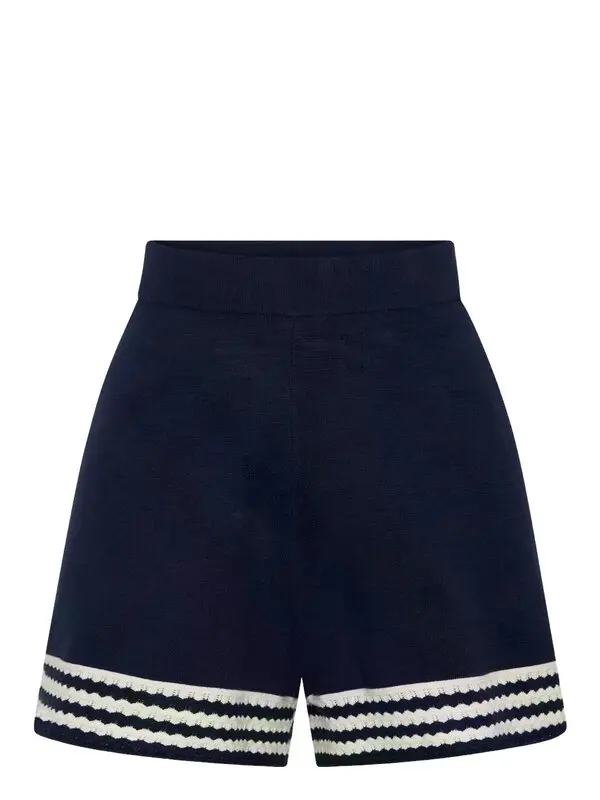 Rebecca Vallance Striped Mayflower Shorts - Blue