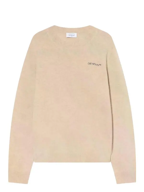 Off-White Crew-neck Sweater - Neutrals