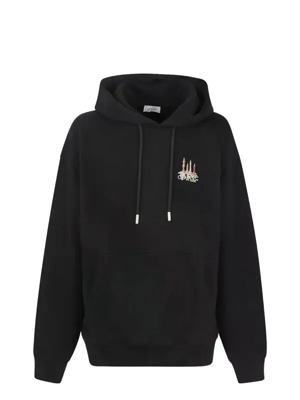 Off-White Graphic-print Hoodie - Black