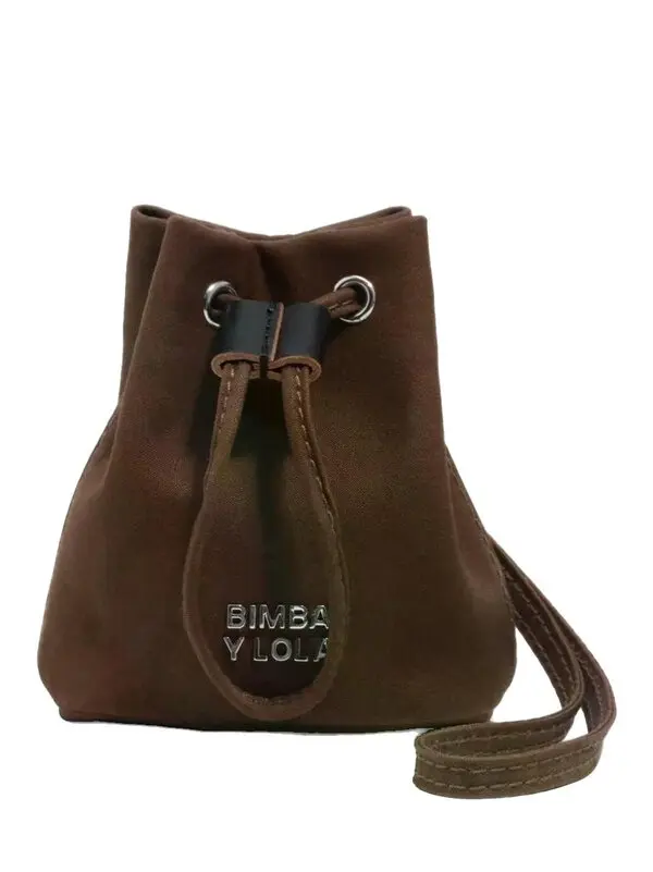 Bimba Y Lola Logo Makeup Bag - Brown