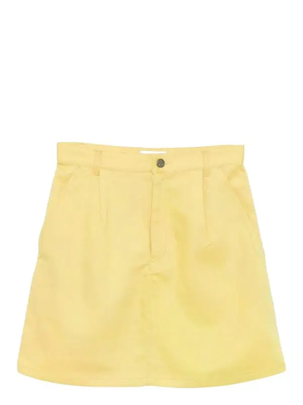 TO B. BY AGNÈS B. Logo-embroidered Mini Skirt - Yellow
