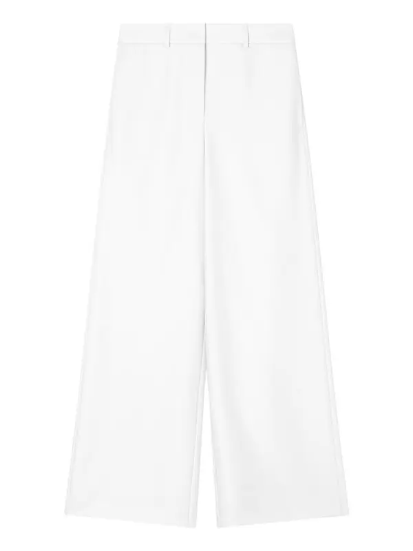 Giorgio Armani Wide-leg Cashmere Trousers - Patterned