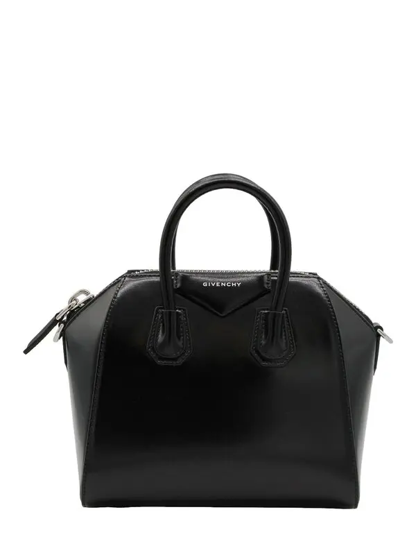 Givenchy Leather Antigona Top Handle Bag - Black