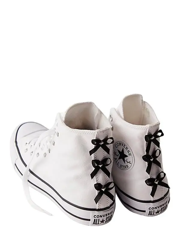 CONVERSE Chuck Taylor All Star Bows & Studs High-top Sneakers - White/black/white